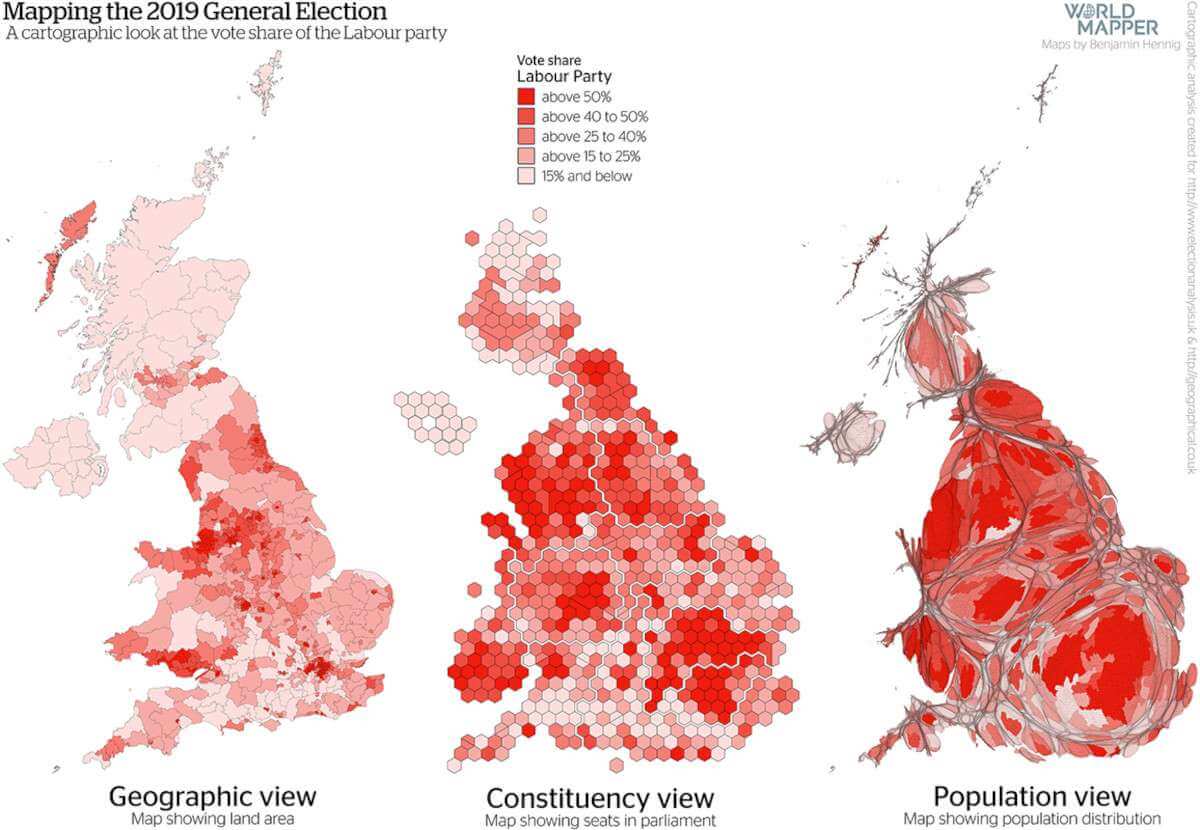 Mapping The 2019 Uk General Election Geographical